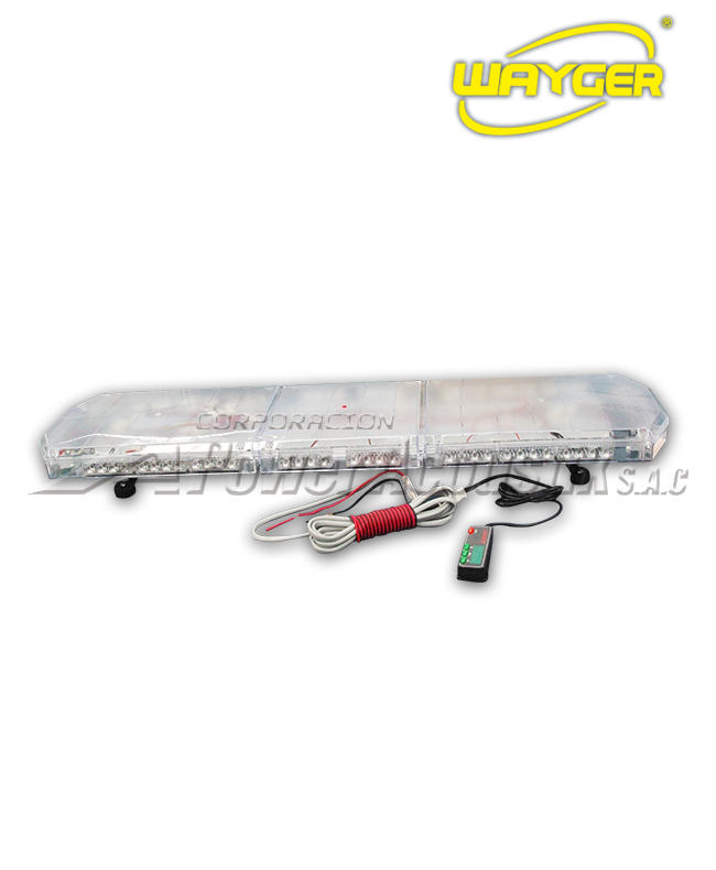 Wayger Circulina Patrullera con Estrobo | Rojo - Power Acoustik