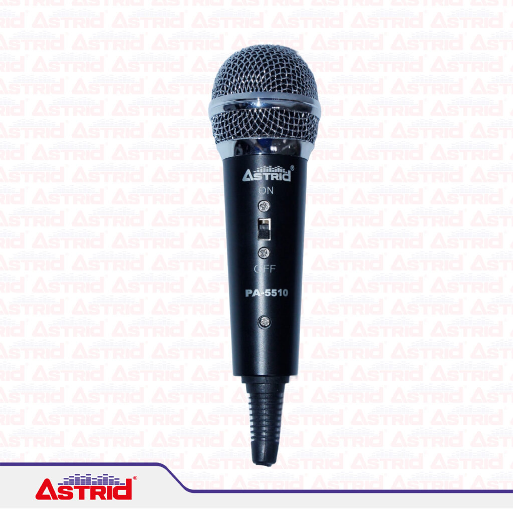 Micrófono alámbrico modelo BABY | PA-5510 | Astrid - Power Acoustik
