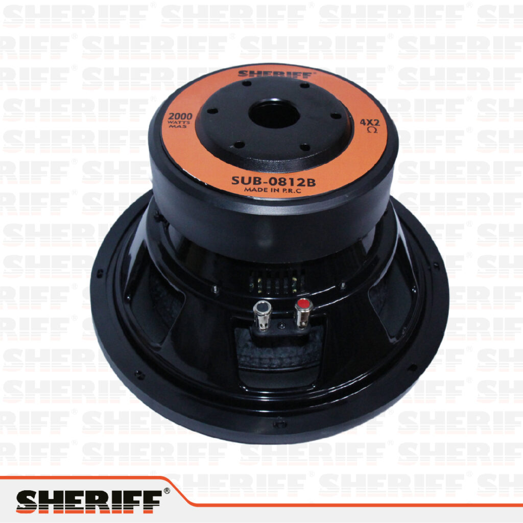 Altavoz Woofer SHERIFF / SUB-0812B - Power Acoustik