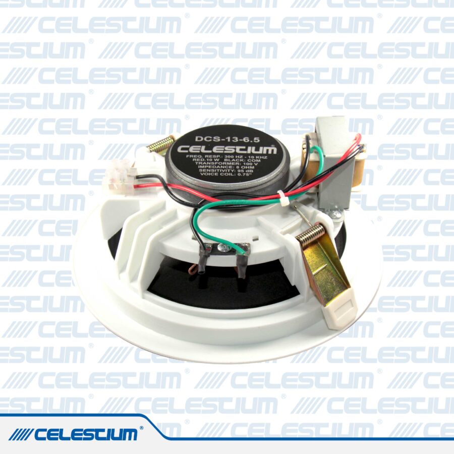PARLANTE AMBIENTAL C/TRANSFORMADOR 6.5"; 10W,CELESTIUM/DCS-13-6.5 ...