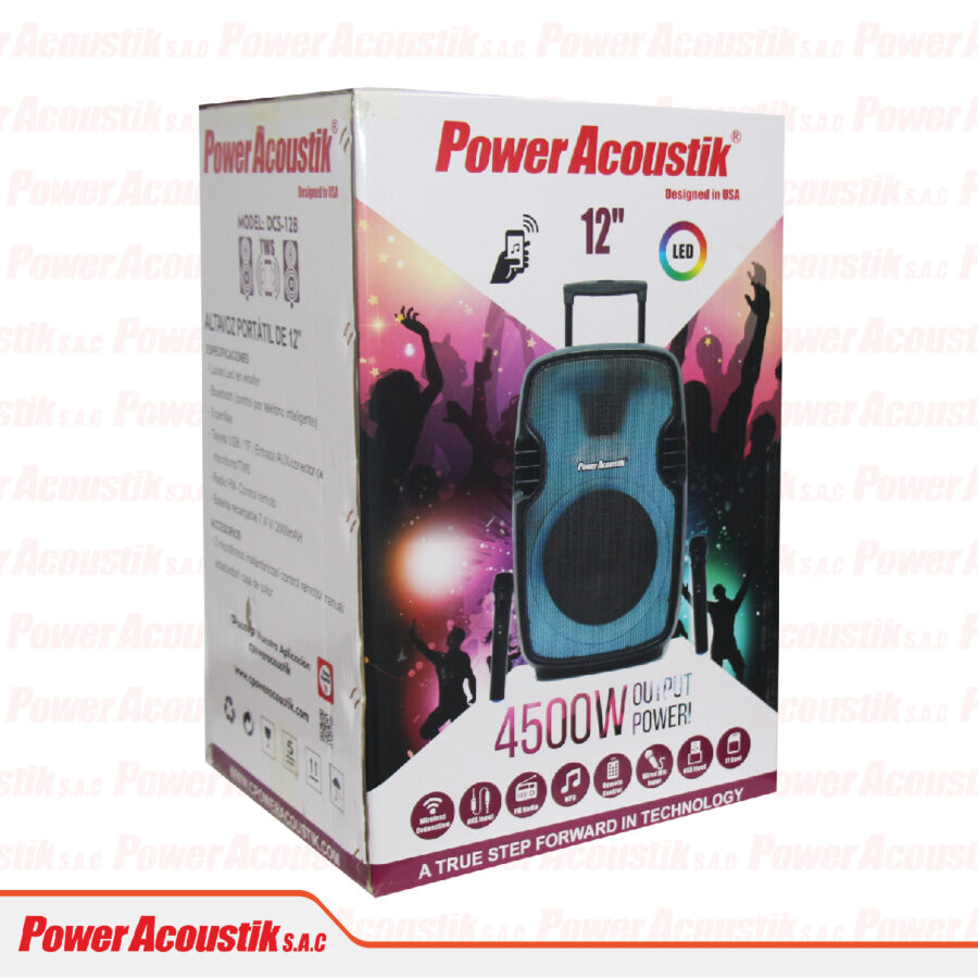 CABINA ACTIVA 12”, Ritmico BLUETHOOT,ECO. CONTROL, FM. 2 Microfono ...